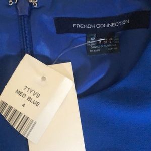 French Connection | Dresses | French Connection Royal Blue Cut Out Mini ...